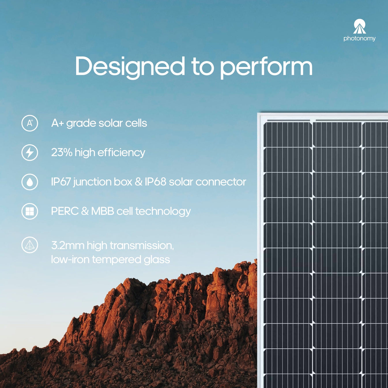 Photonomy 700W Monocrystalline Solar Panel